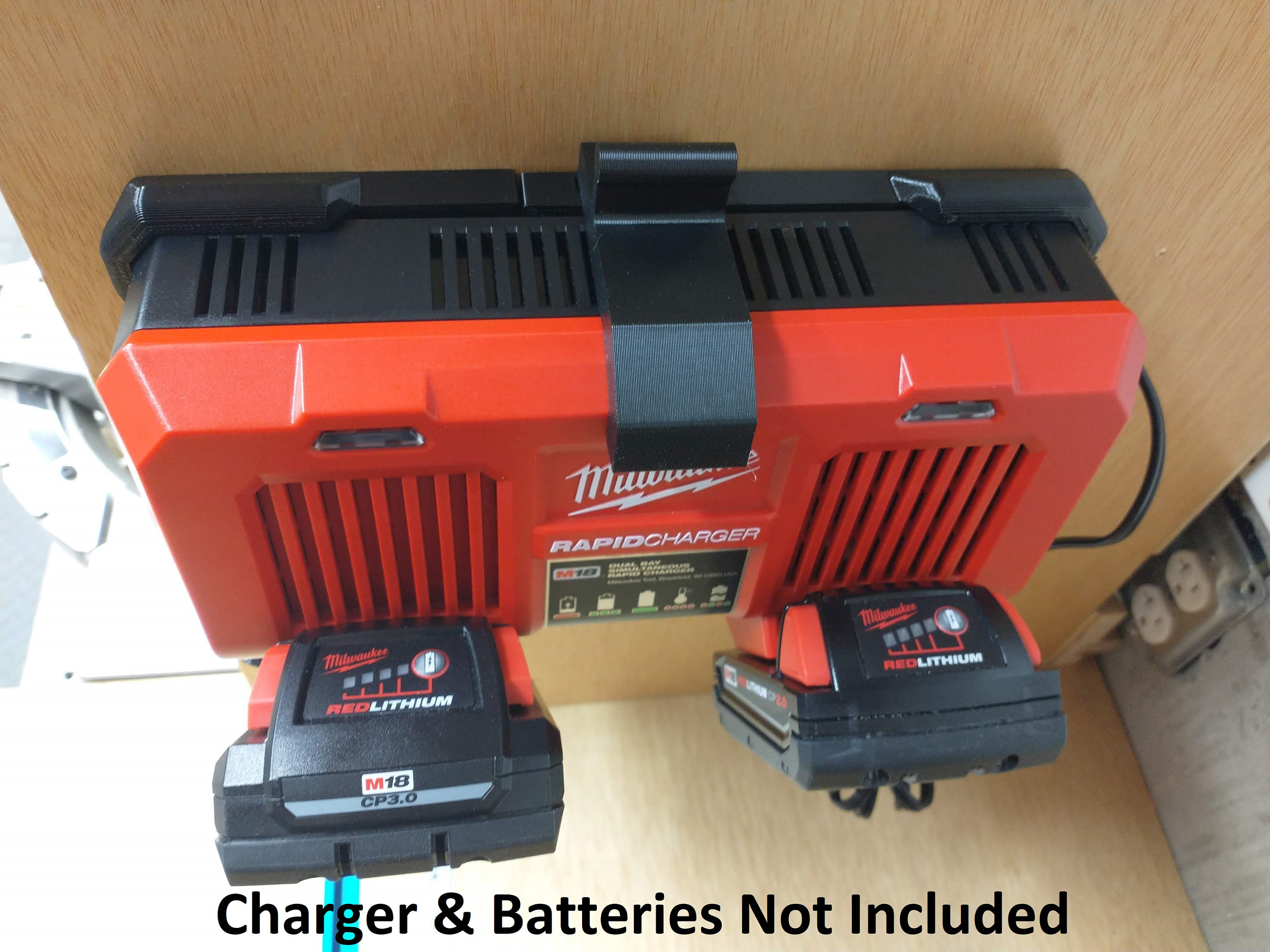 Wall Mount for Milwaukee Dual M18 Rapid Charger M18 model | Etsy