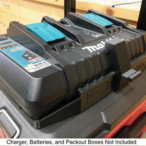 Milwaukee Packout Mount for Makita DC18RD Charger **CHARGER NOT ...