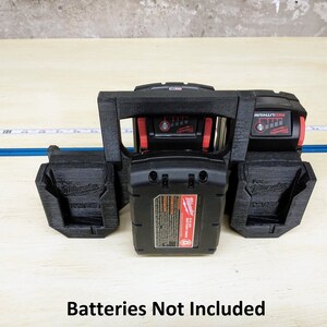 Milwaukee M18 Battery Carrying Case / Holder 2-sided, 6 Battery - Etsy