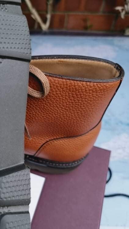 John Lobb, Helston Pebble Grained Tan Boots, Size 8 E. UK - Etsy UK