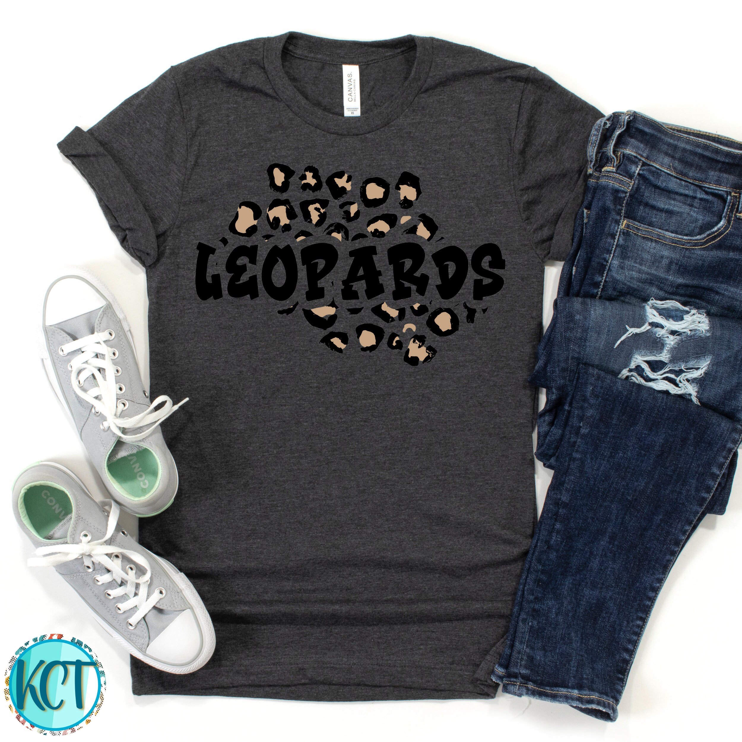 Leopards Mascot Png Leopards School Spirit Leopards - Etsy