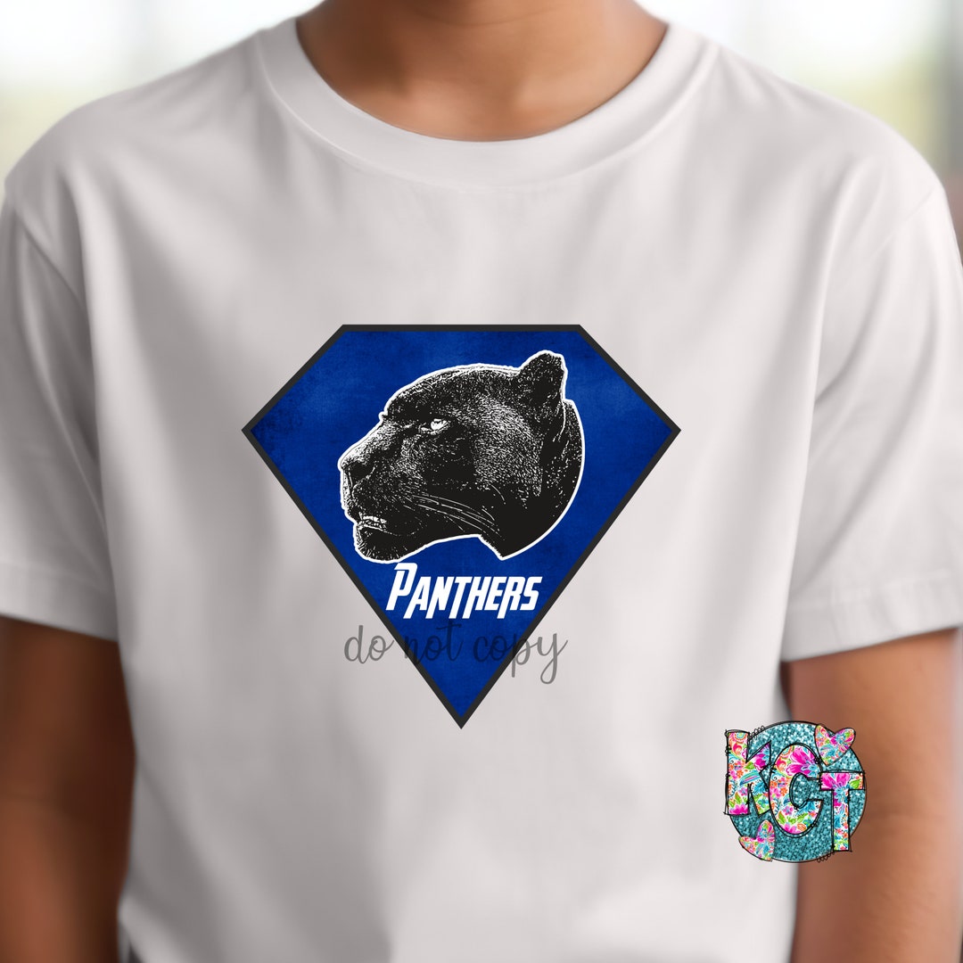 Super Panthers Black Outline, Super Panthers, Panthers DTF, Panthers ...