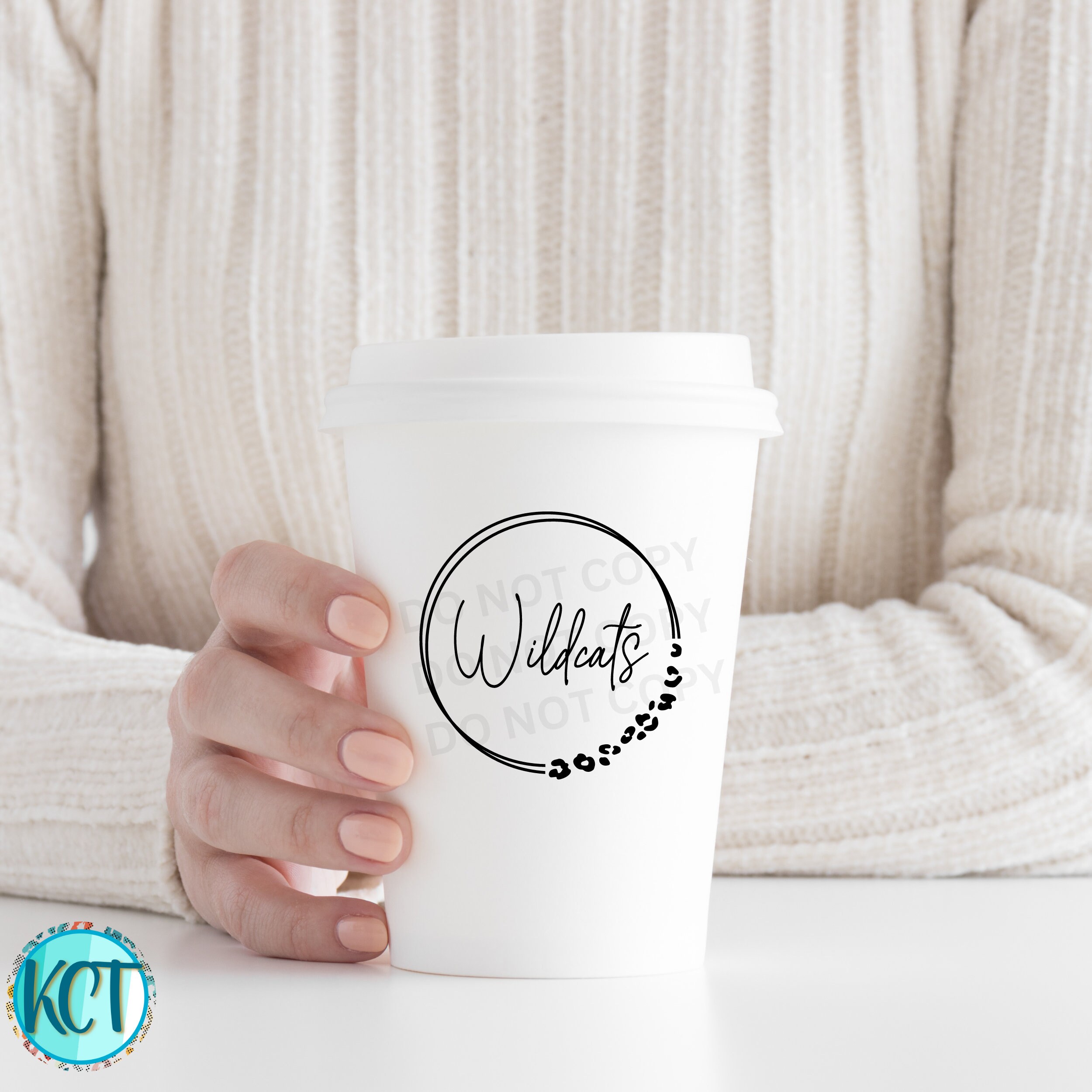 Wildcats Circle Cheetah Frame Mascot Png Wildcats School - Etsy