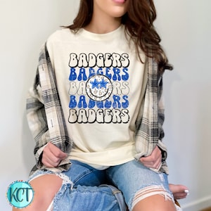 Badger Pride Mascot Png, Badgers School Spirit, Badgers, Badger Blue ...