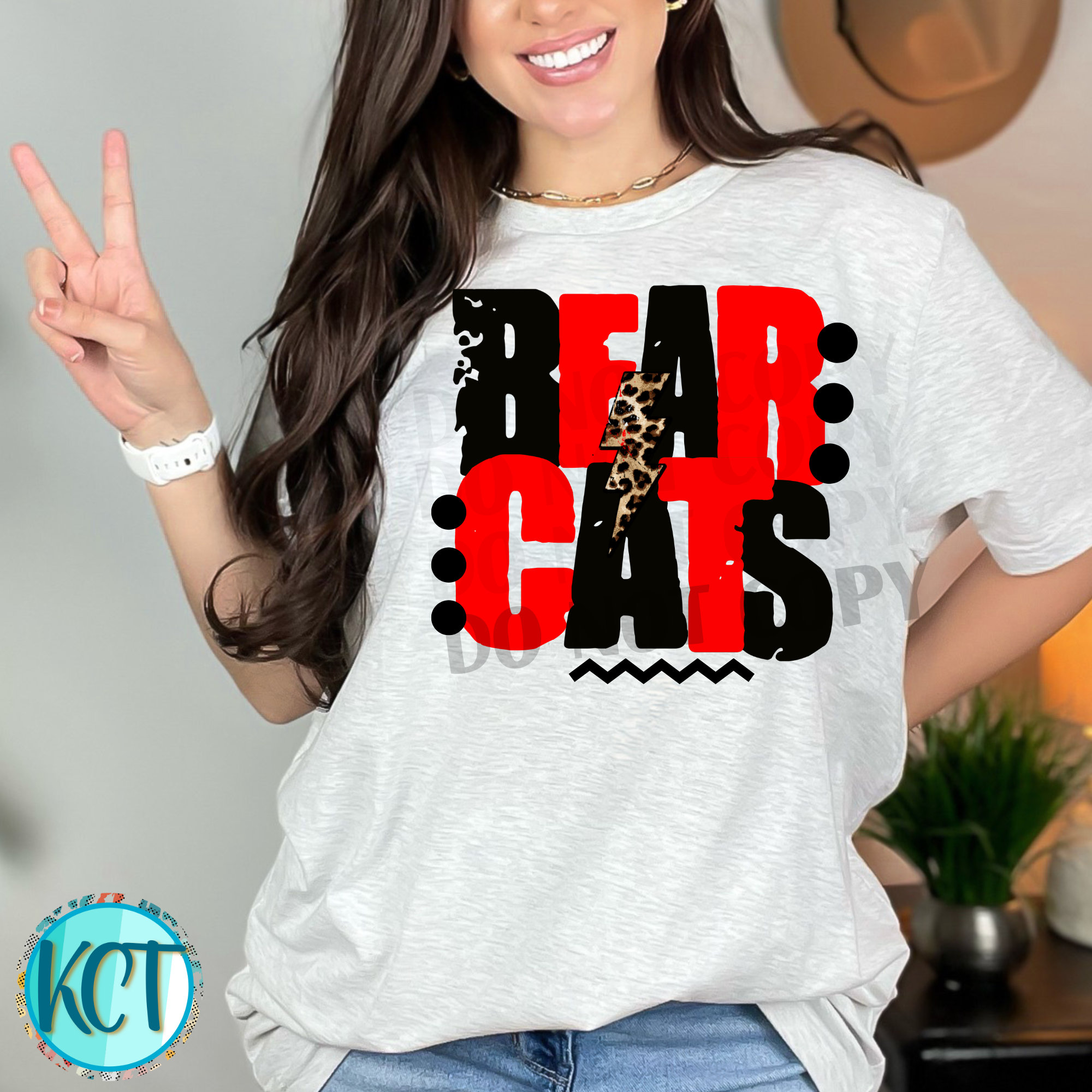 Bearcats Mascot DTF Bearcats Mascot Bearcats DTF Leopard - Etsy