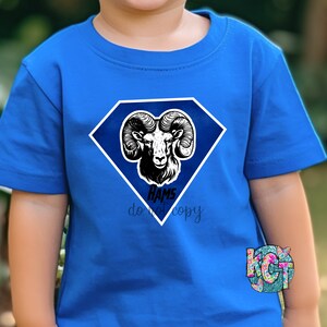 Super Rams Super Rams White Outline, Hero, Rams Blue Mascot Png, Rams ...