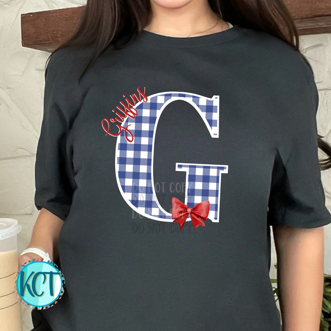 Griffins, Griffins Mascot, School, Mascot, DTF, Griffins Gingham ...