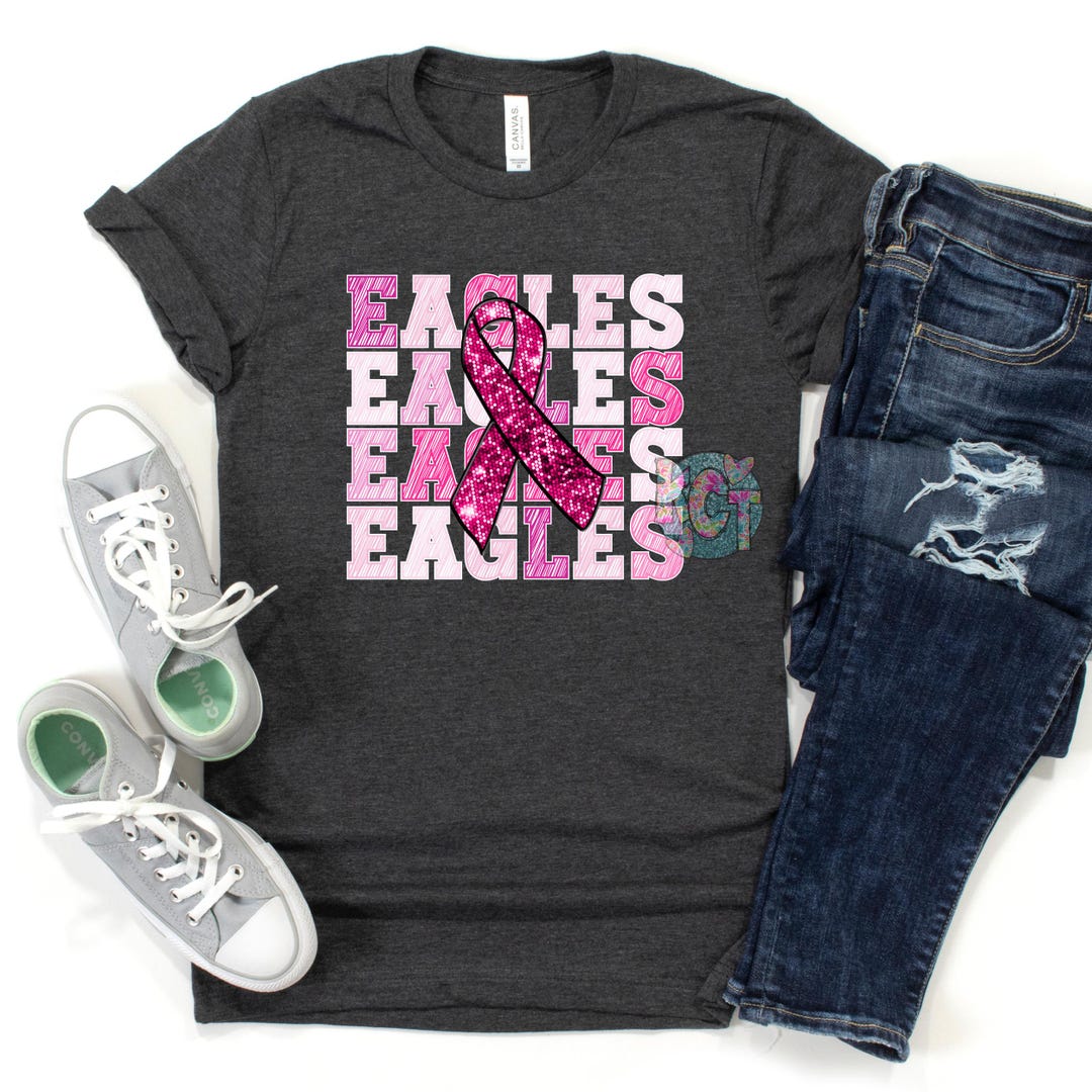 Eagles Breast Cancer Mascot Png, Eagles School Spirit, Eagles, Breast ...