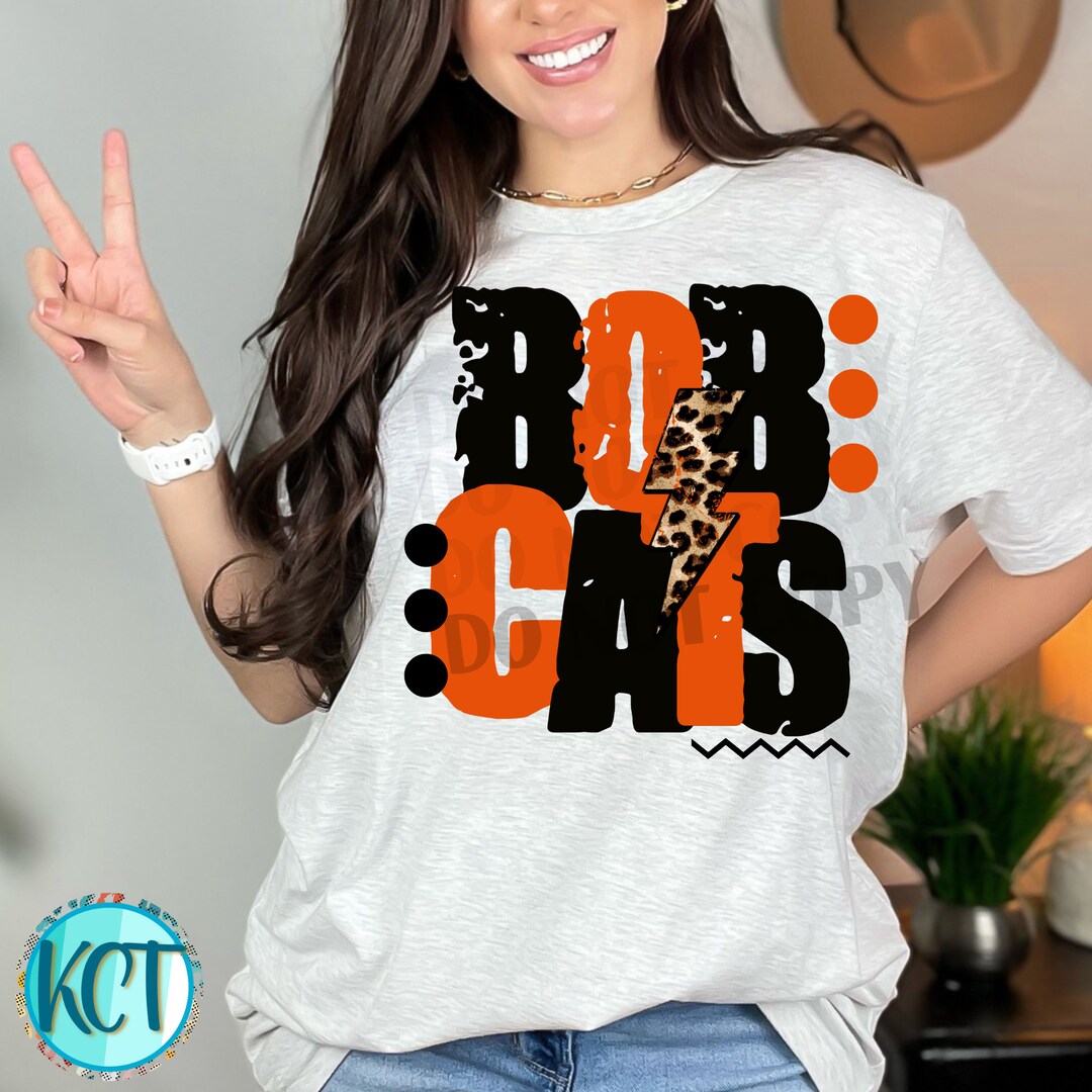 Bobcats Mascot, Spirit DTF, Bobcats, Mascot, Bobcat Pride, Leopard ...