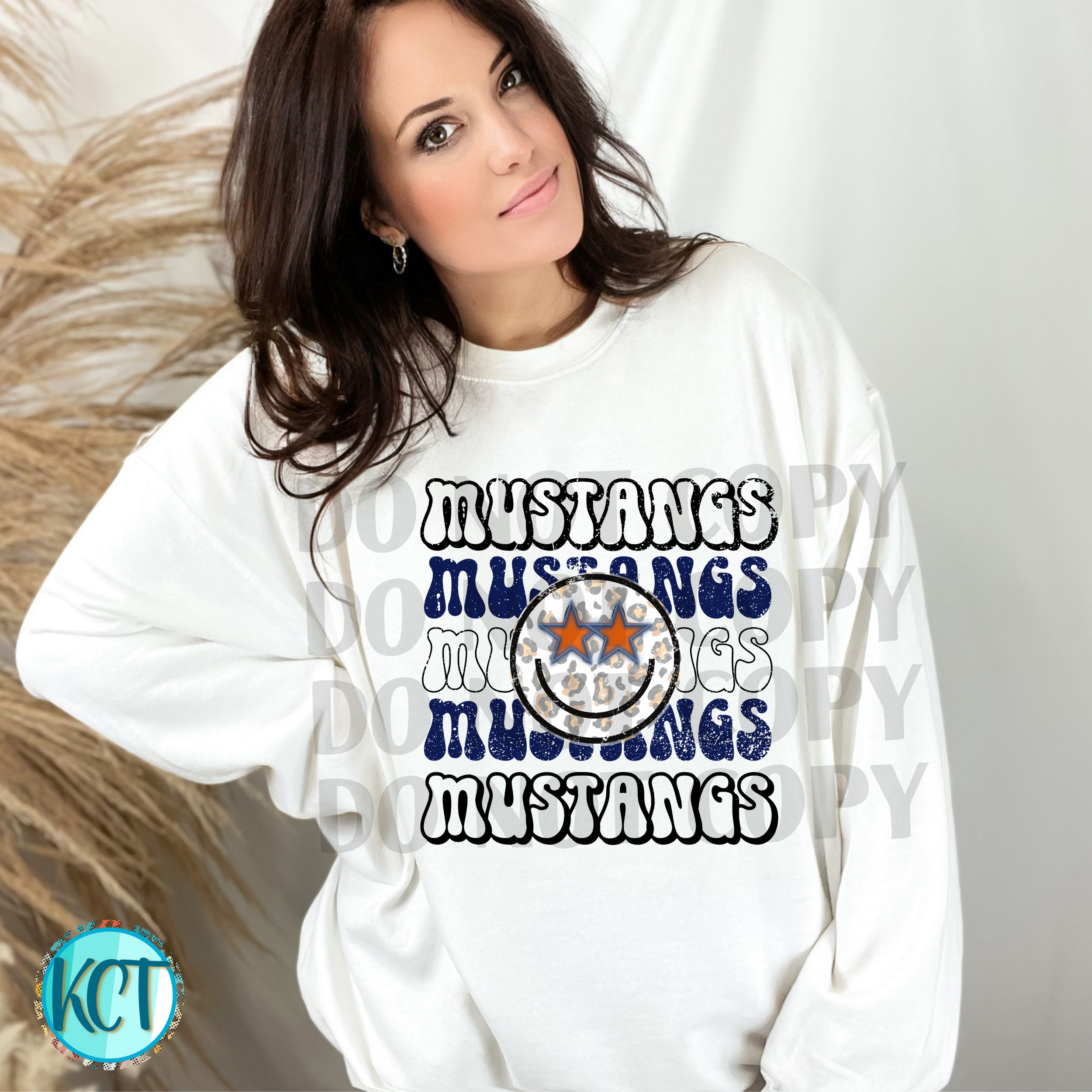 Mustangs Mascot DTF Mustangs School Spirit Mustangs Stacked - Etsy