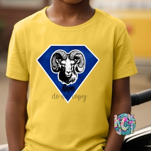Super Rams Super Rams White Outline, Hero, Rams Blue Mascot Png, Rams ...