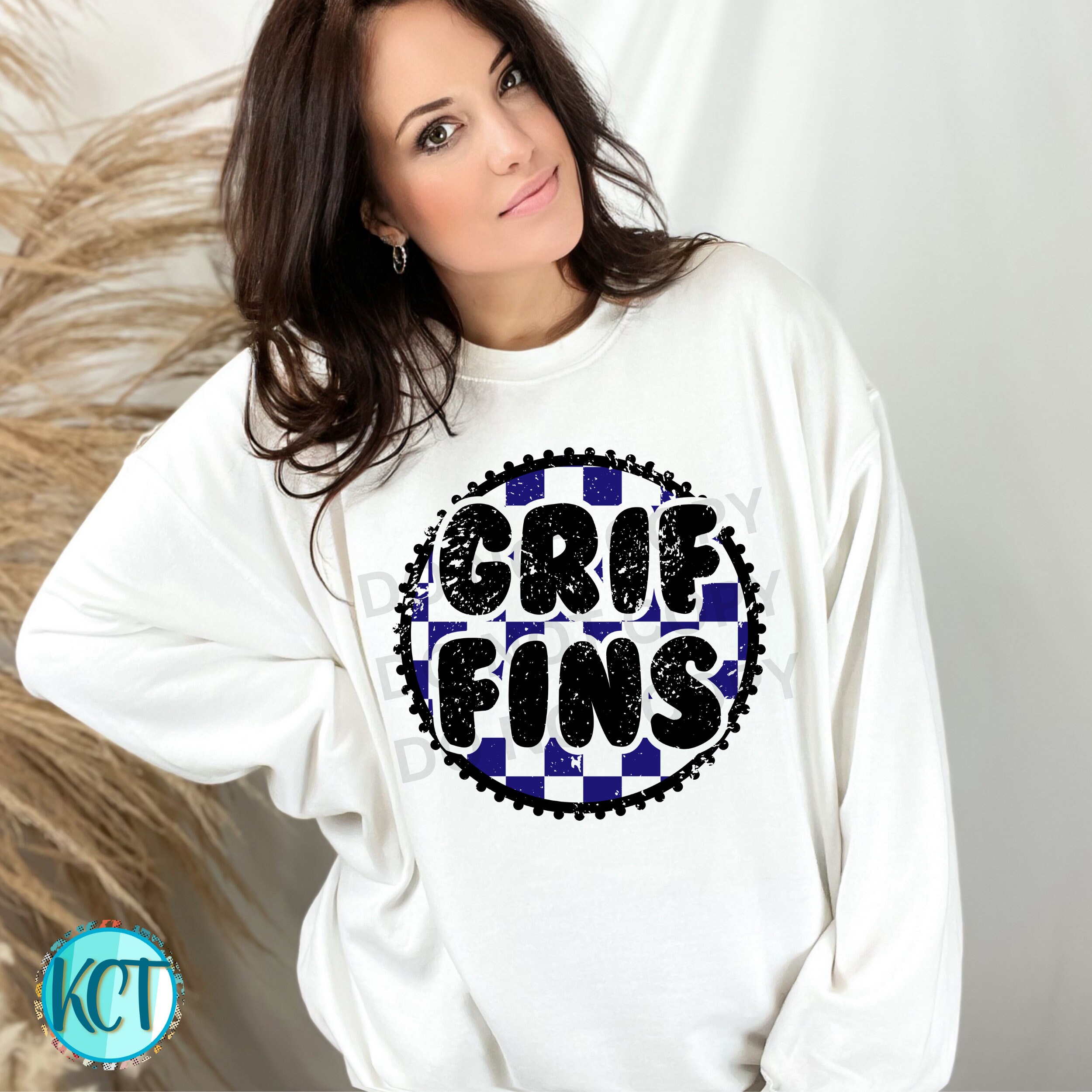 Checkered Griffin DTF Griffins School Spirit Griffin Mascot - Etsy