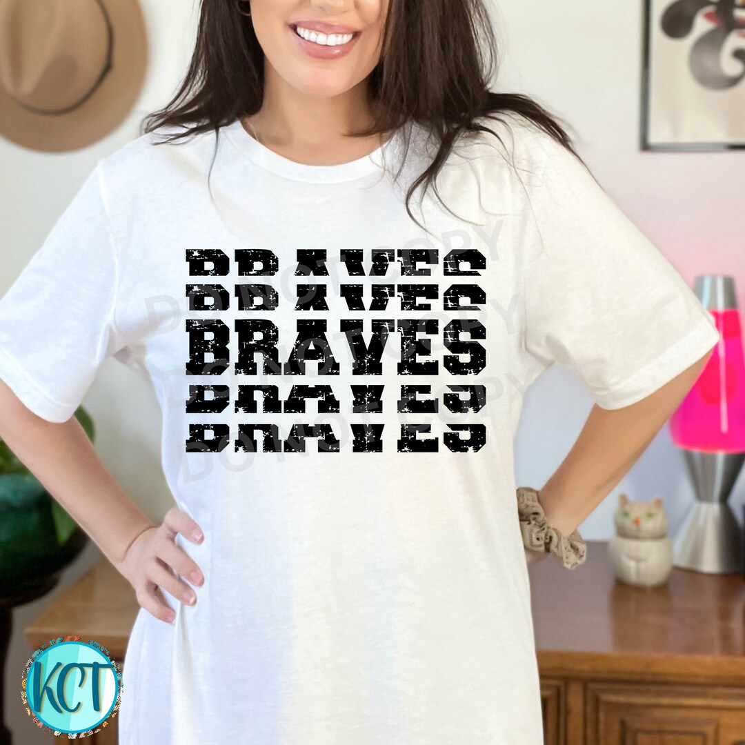 Braves Mascot Png, Braves School Spirit, Braves, Braves Stacked Mascot ...