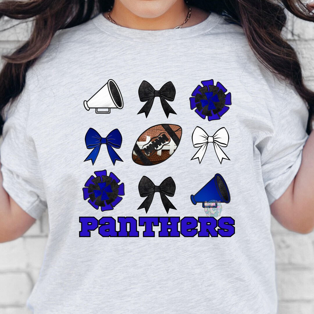 Panthers Cheer, Cheerleader, Cheer, Royal Blue, Panthers, Mascot ...
