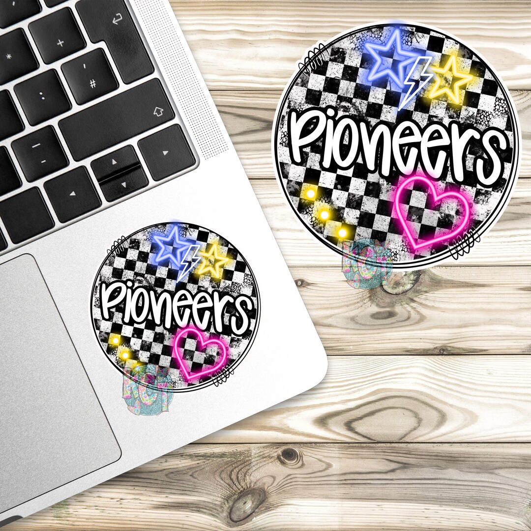 Pioneers Mascot Sticker, Mascot Sticker, Pioneers, Die Cut, Pioneers ...