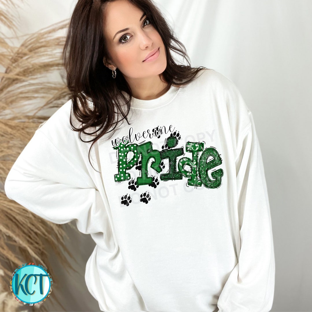 Wolverine Pride Mascot Png, Wolverines School Spirit, Wolverines ...