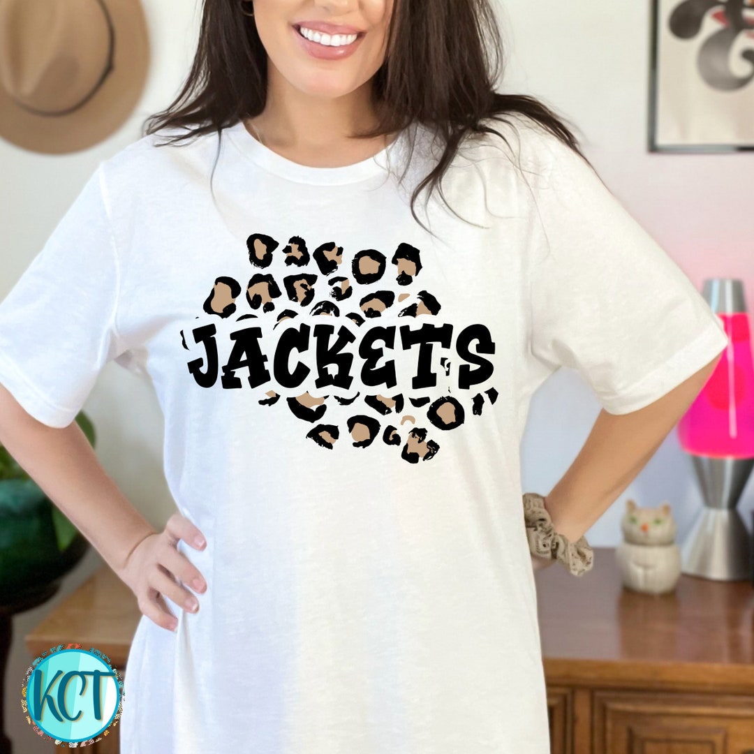 Jackets Mascot Dtf, Jackets School Spirit, Jackets, Jackets Cheetah ...