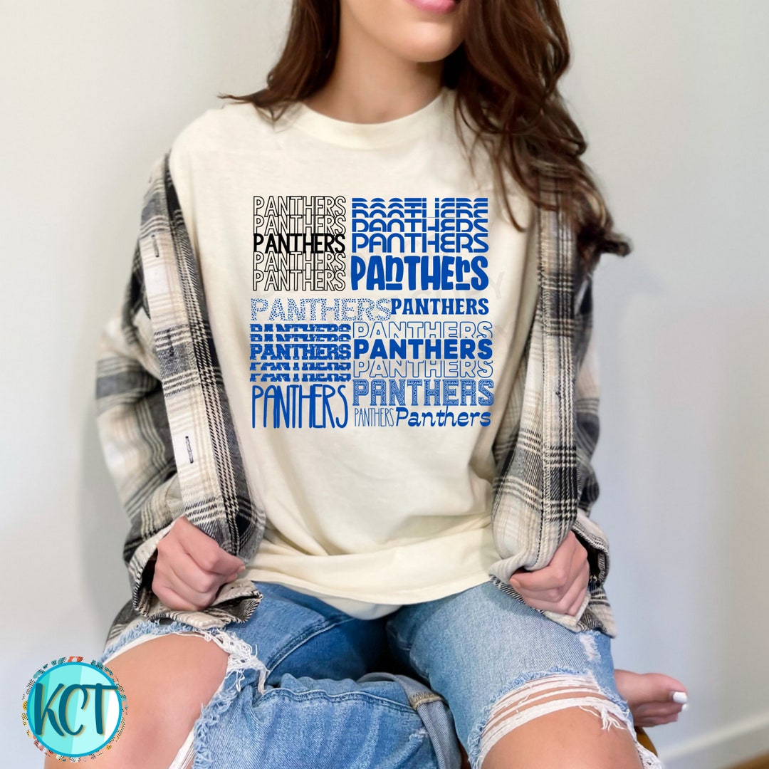 Panthers Typography Mascot Png, School Tee, School Spirit, Panthers, - Etsy