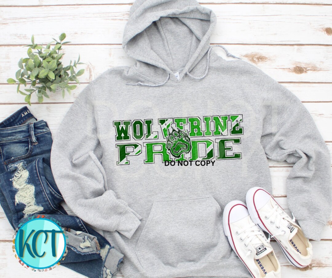 Wolverine Pride Duotone Png, Wolverines School Spirit, Wolverines ...