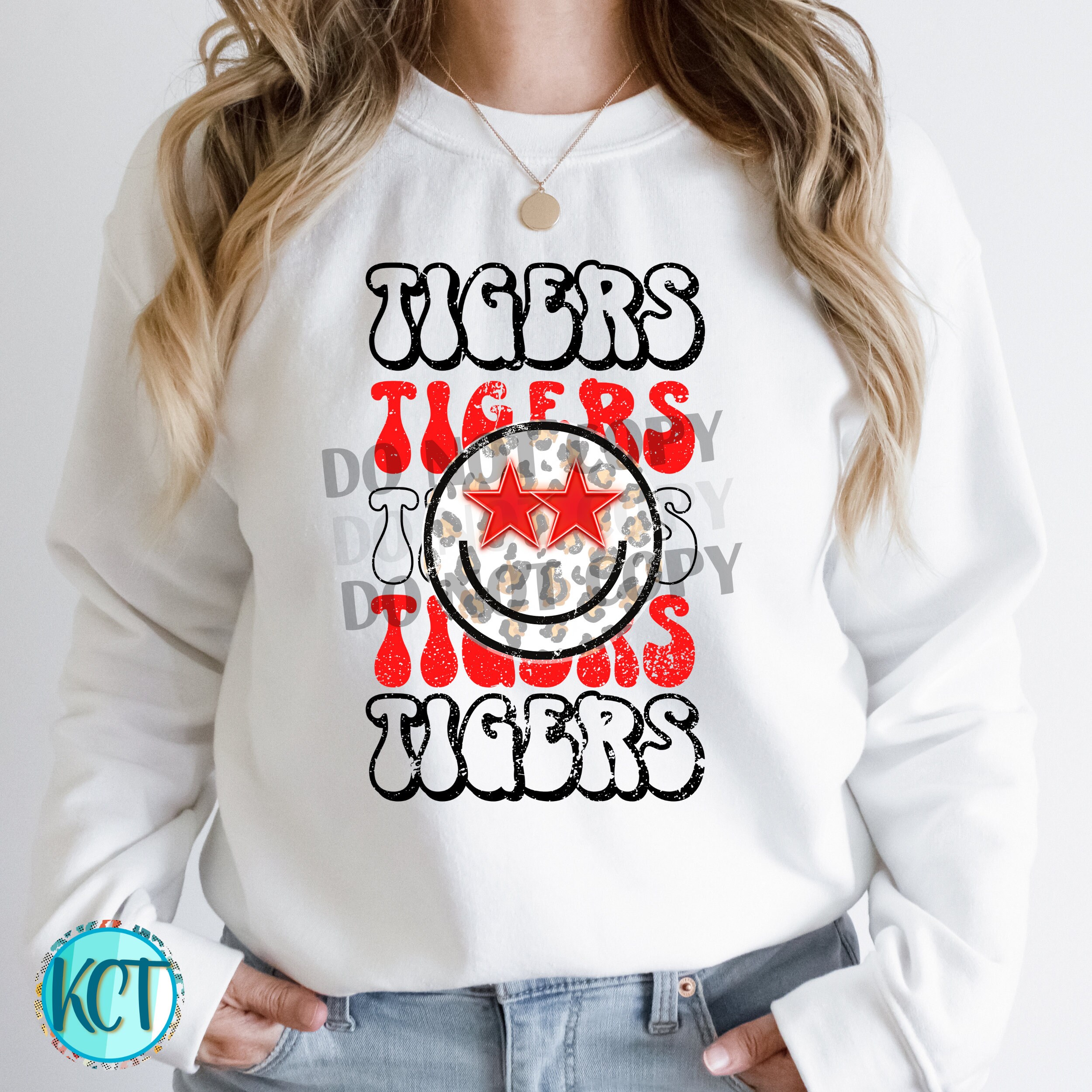 Tigers Mascot Png School Spirit Tigers Leopard Smiley Face - Etsy