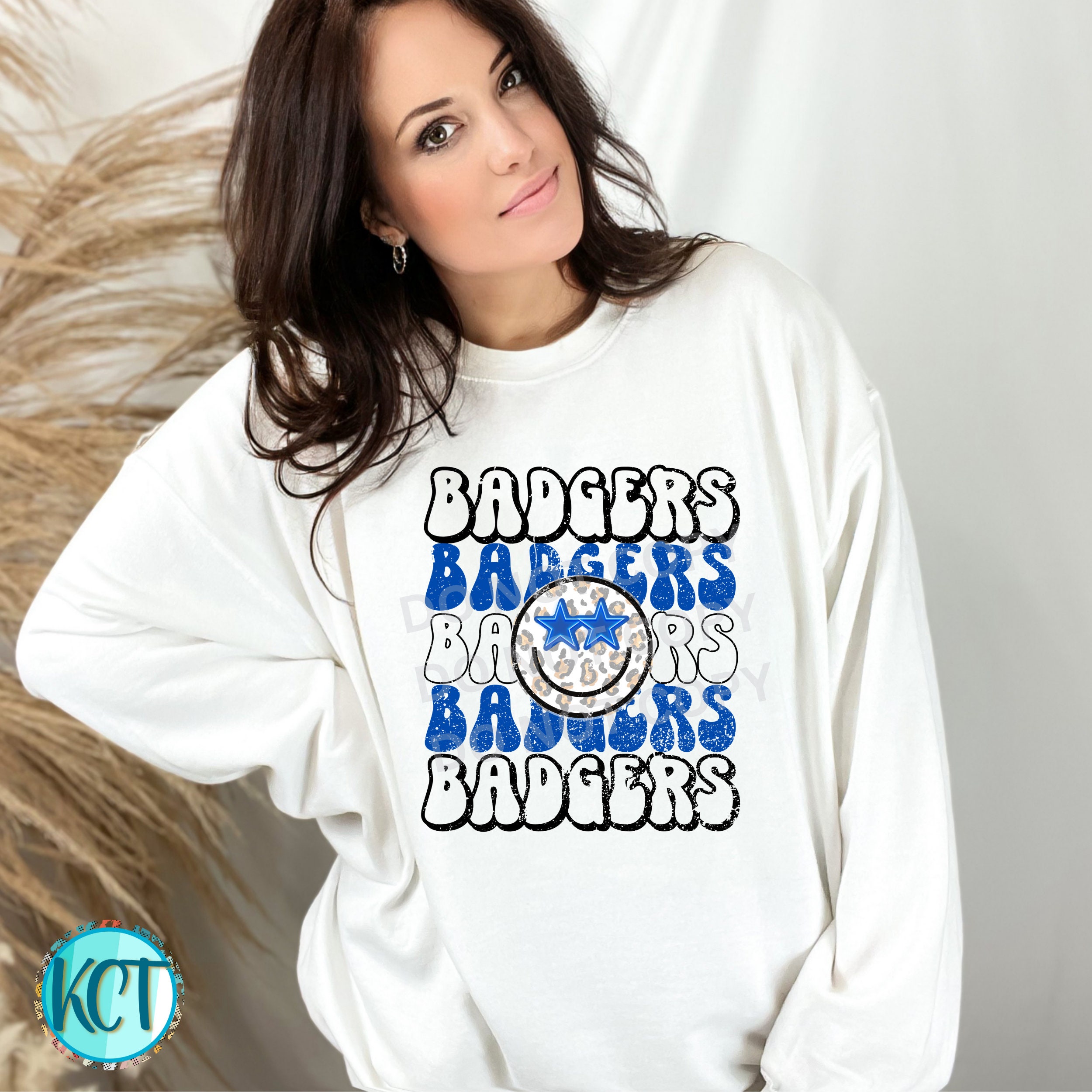 Badger Pride Mascot DTF Badgers School Spirit Badgers - Etsy