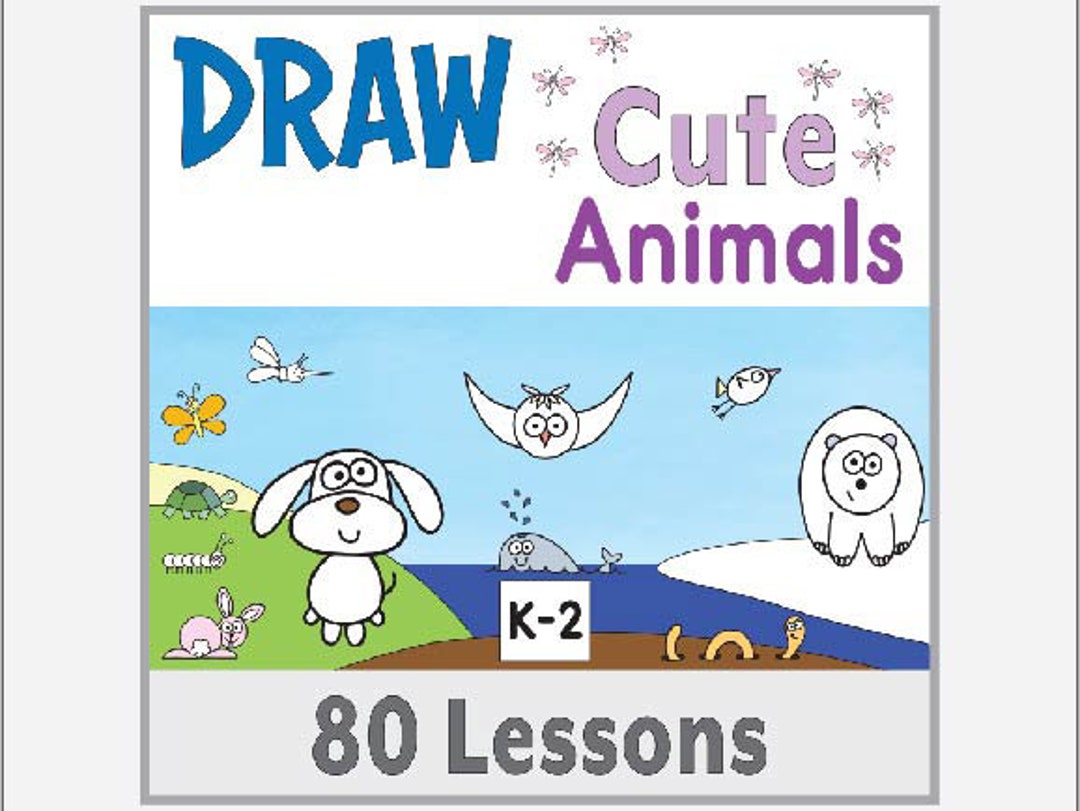 Directed Drawing - 80 Animals - Etsy