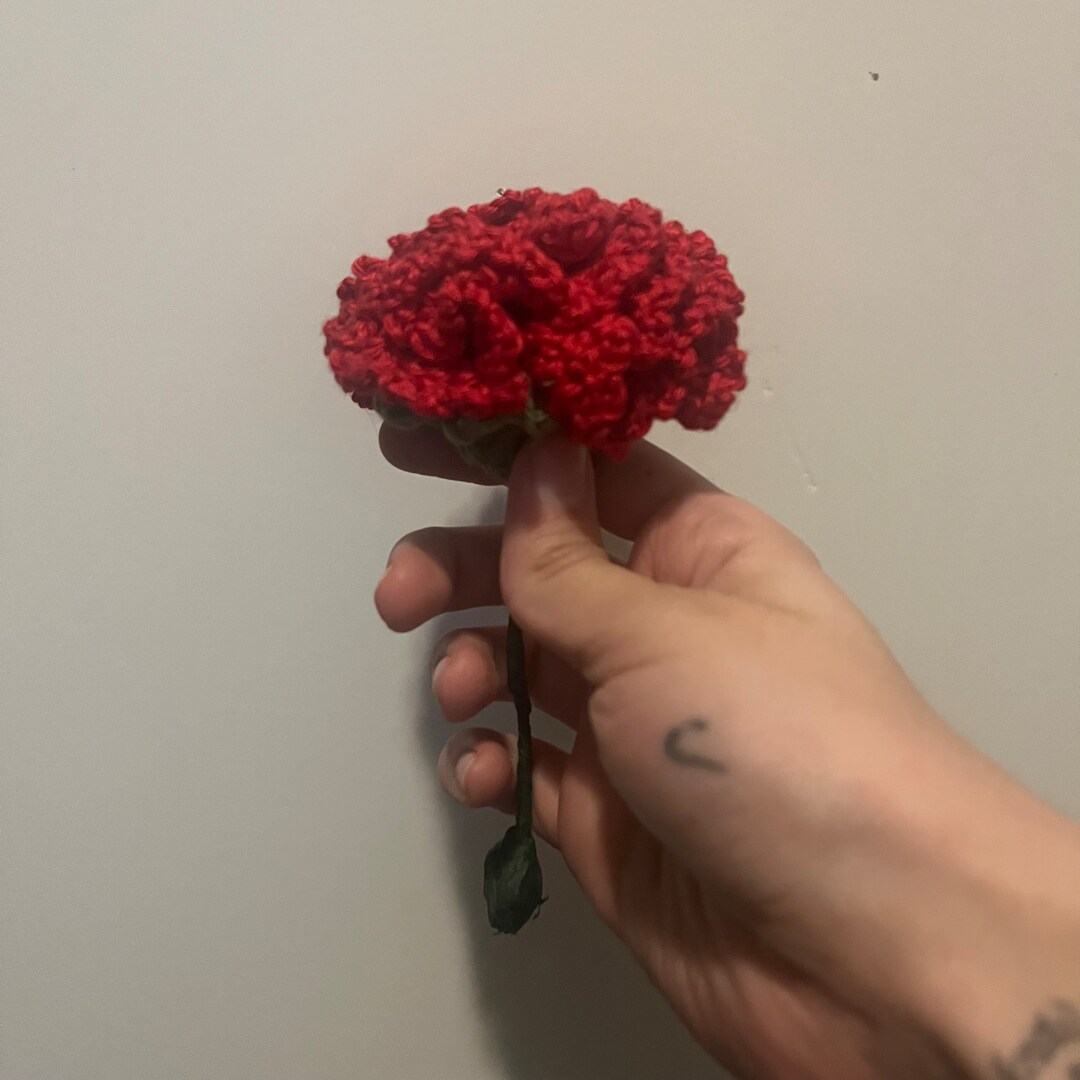 Hadestown Flower Crochet Carnation - Etsy