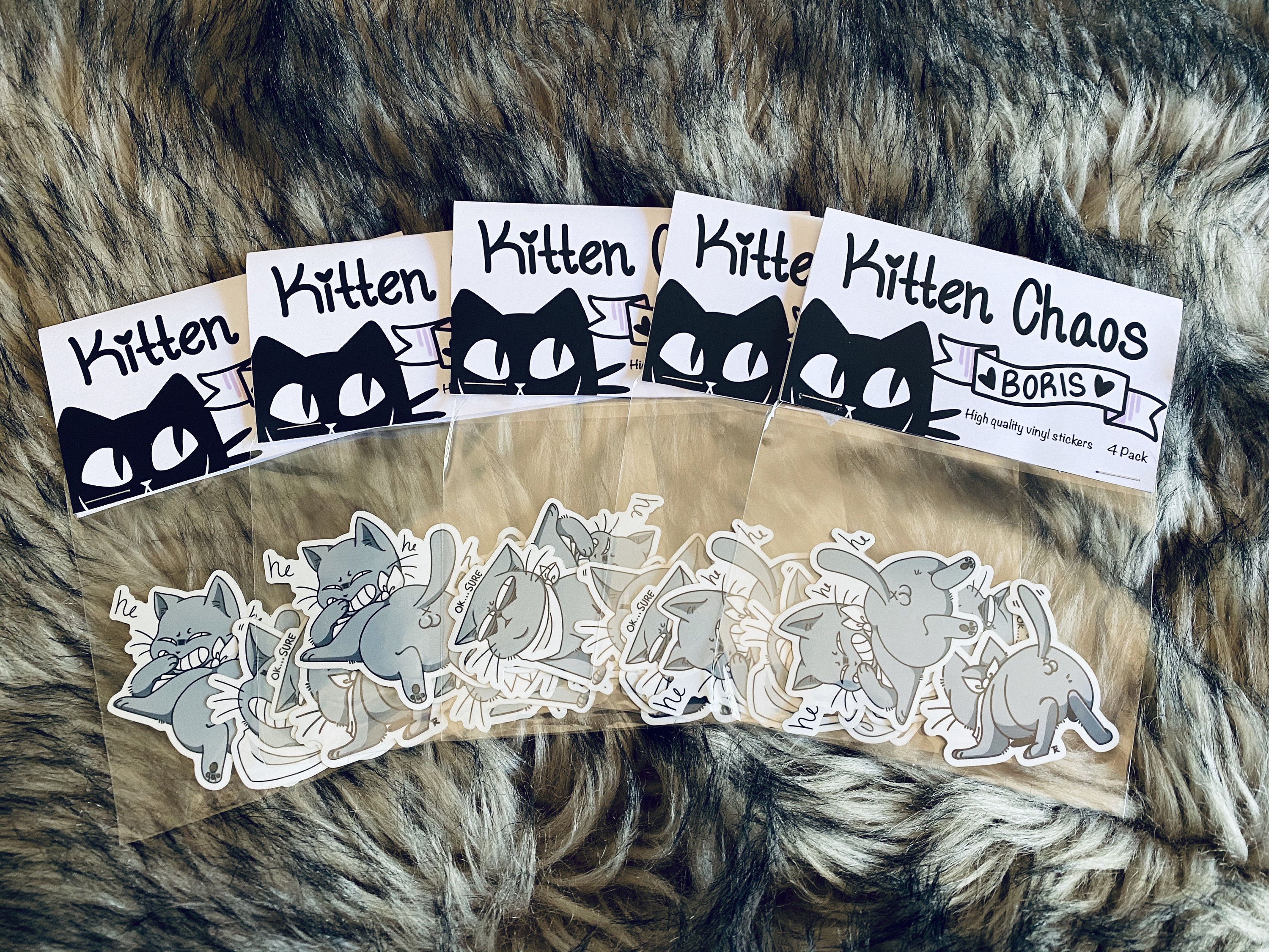 Boris Sticker Pack - Etsy