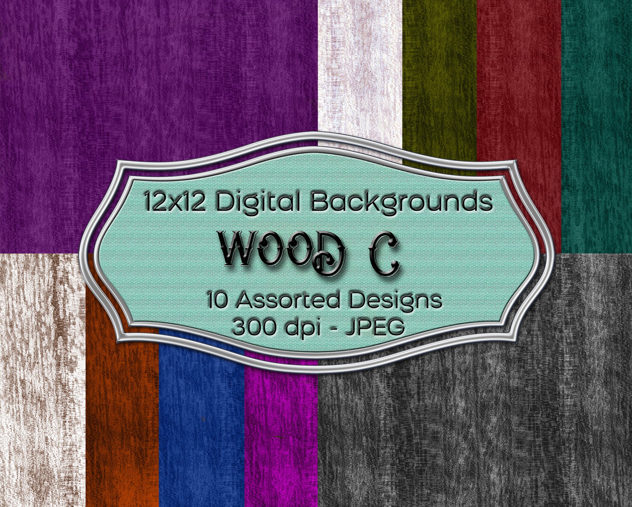 Paper, Party & Kids Background Wood A Digital Paper JPEG Digital ...