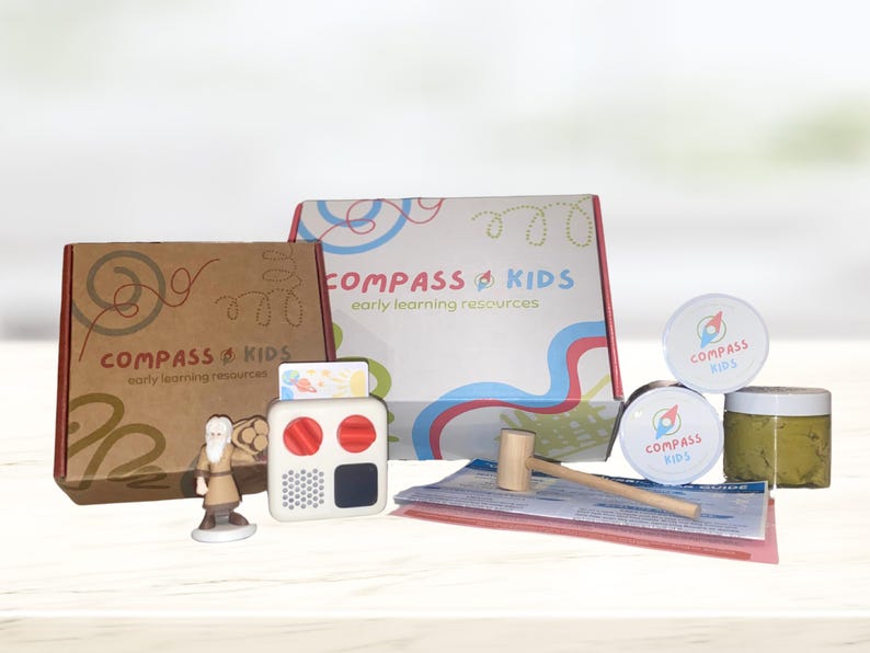 BIBLE BUNDLE: Sensory Box, STEM Kit, Audio Set - Creation, Noah's Ark ...