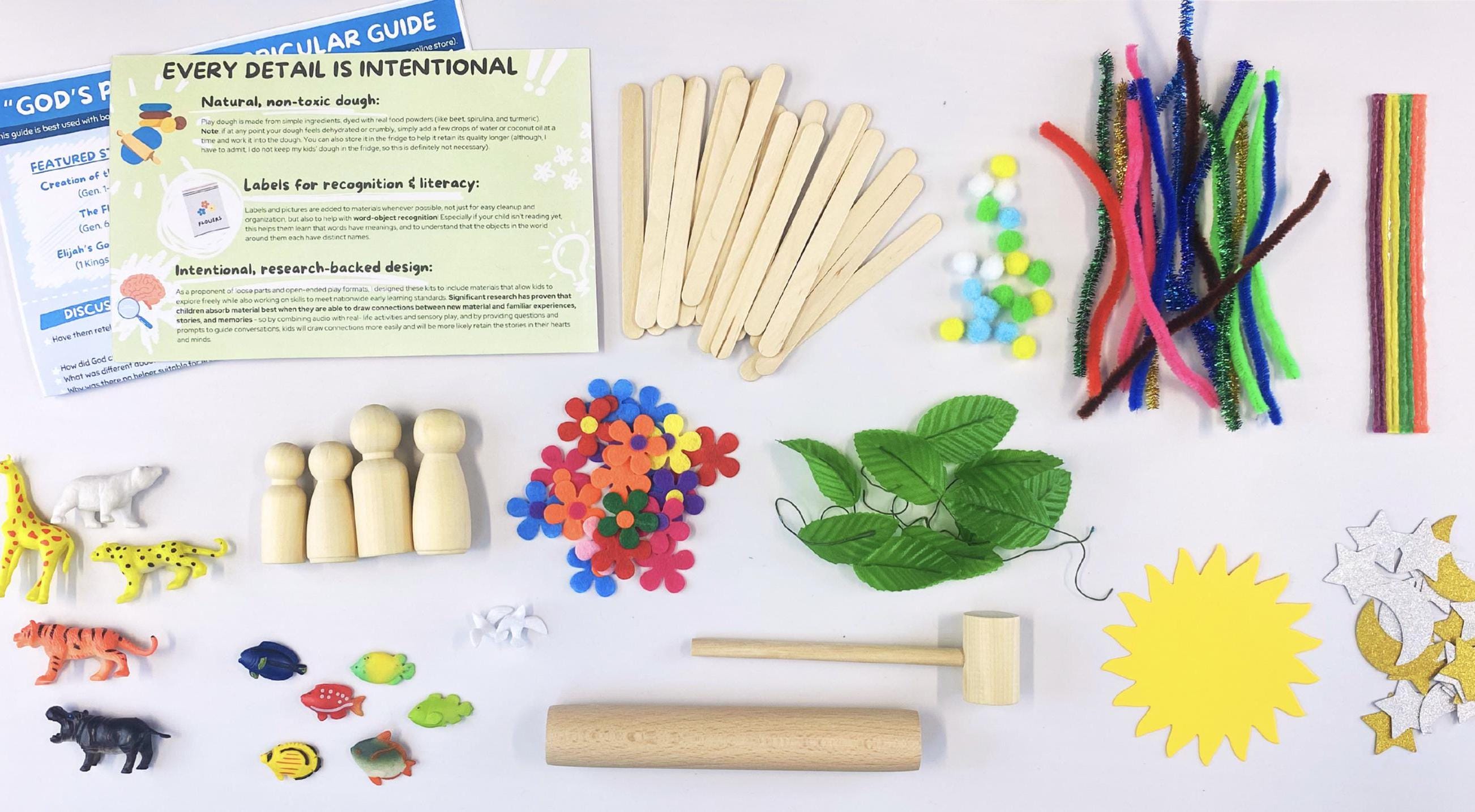 Bible Story Sensory Bin - Stories of God's Power: Creation, Noah's Ark ...