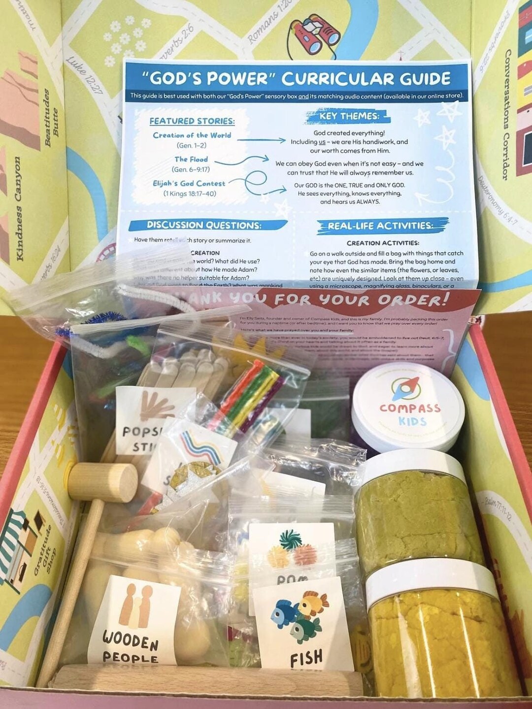 Bible Story Sensory Bin - Stories of God's Power: Creation, Noah's Ark ...