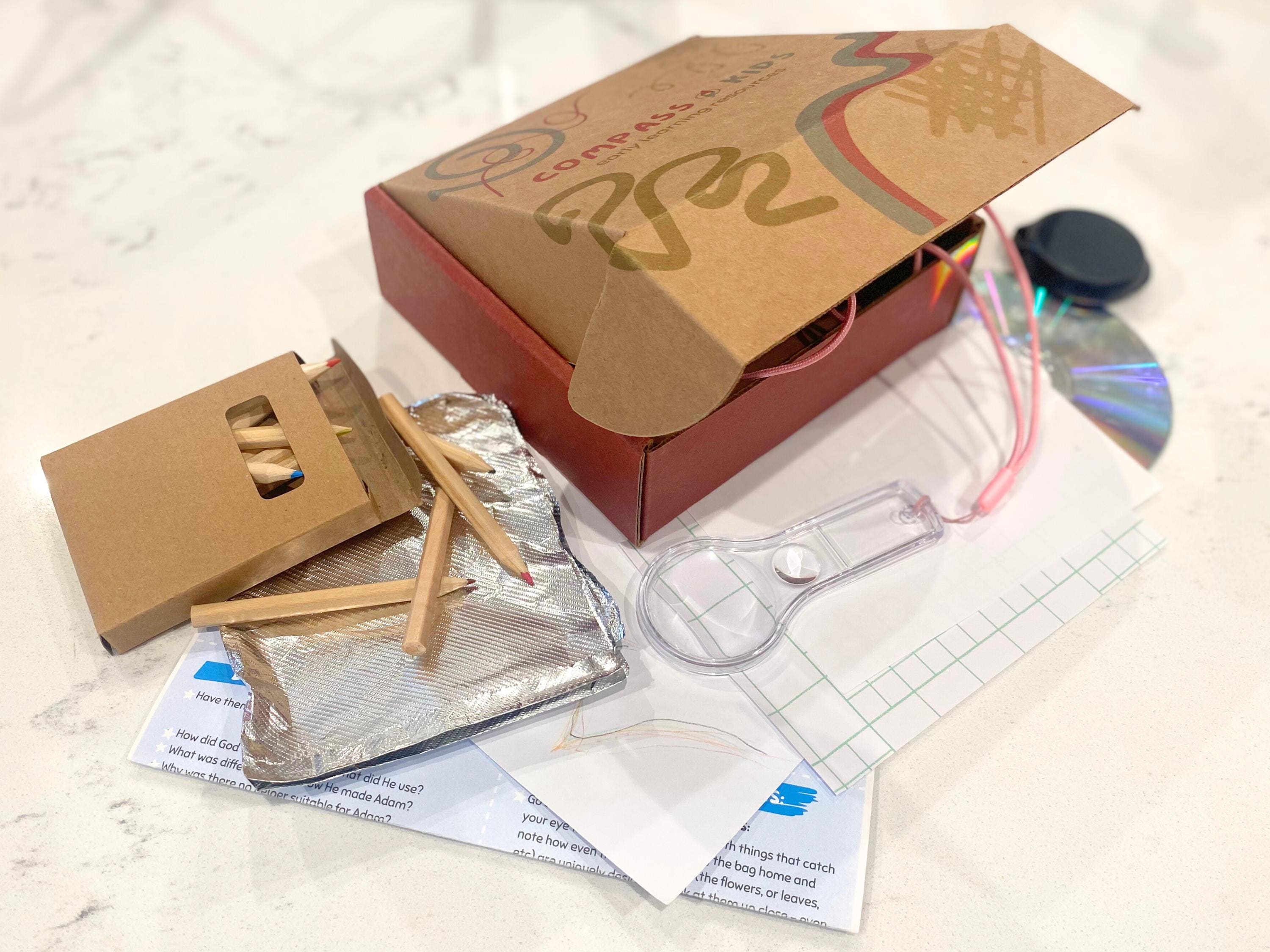 BIBLE BUNDLE: Sensory Box, STEM Kit, Audio Set - Creation, Noah's Ark ...