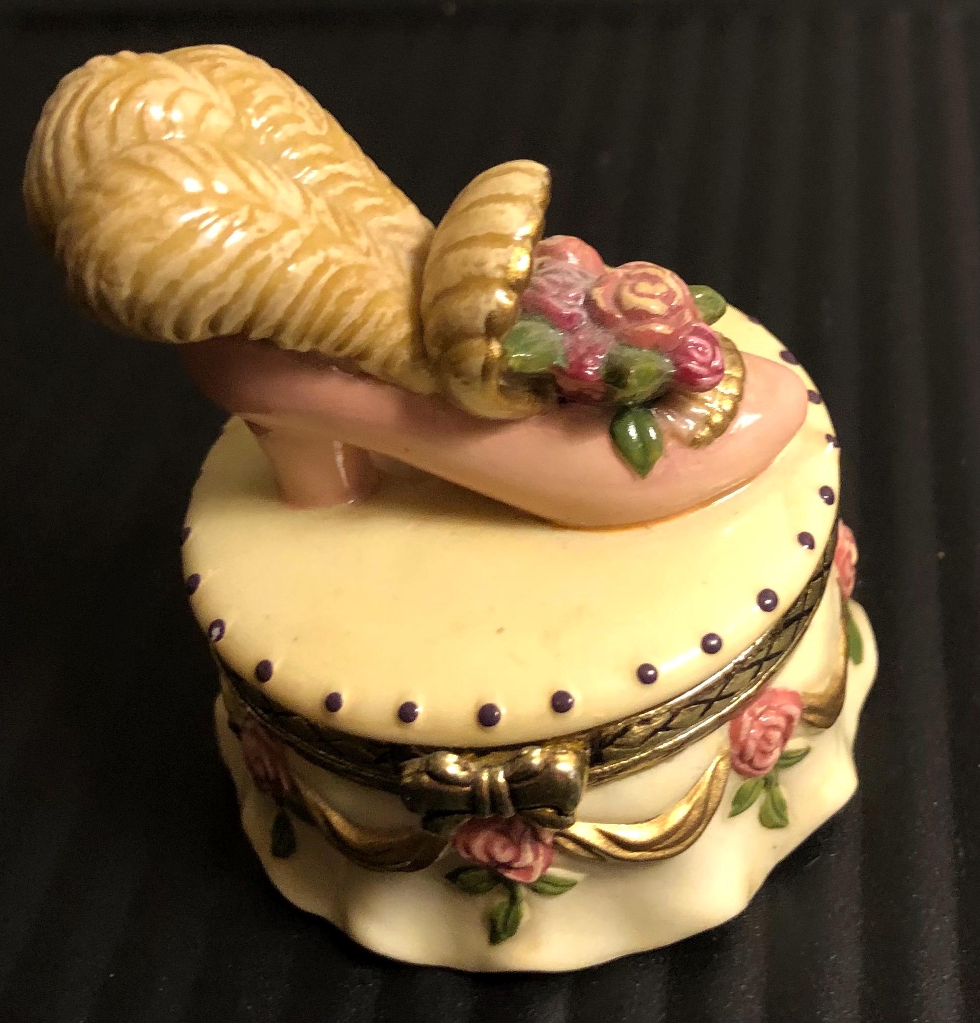 Vintage Porcelain Trinket Boxes - Etsy