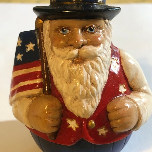 Patriotic Santa - Etsy