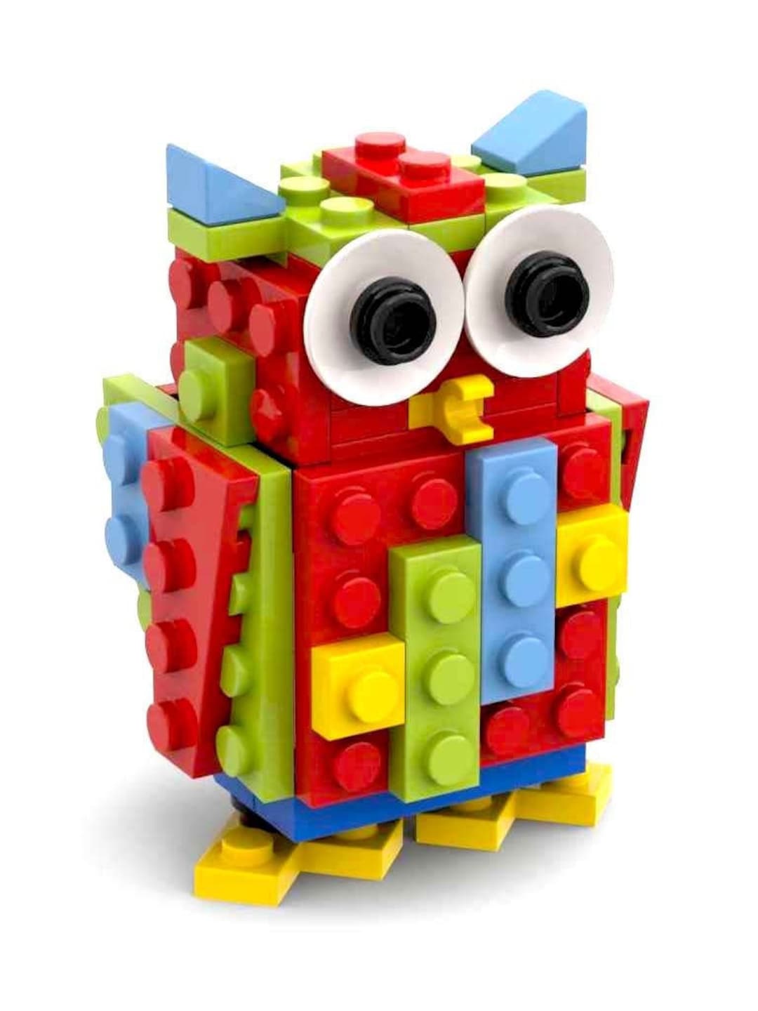 Custom Rainbow Owl Building Kit - LEGO® Bricks - Etsy