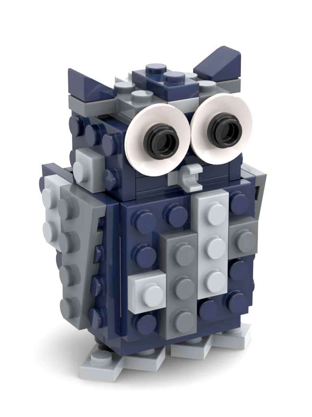 Custom Blue Owl Building Kit - LEGO® Bricks - Etsy