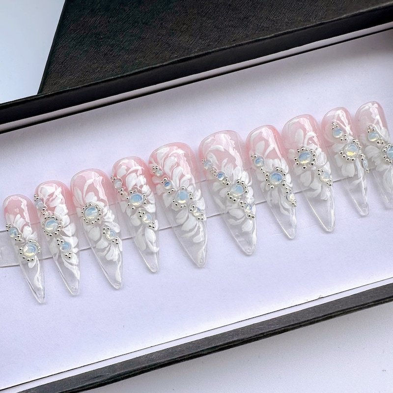 Luxury Press on Nails - Etsy