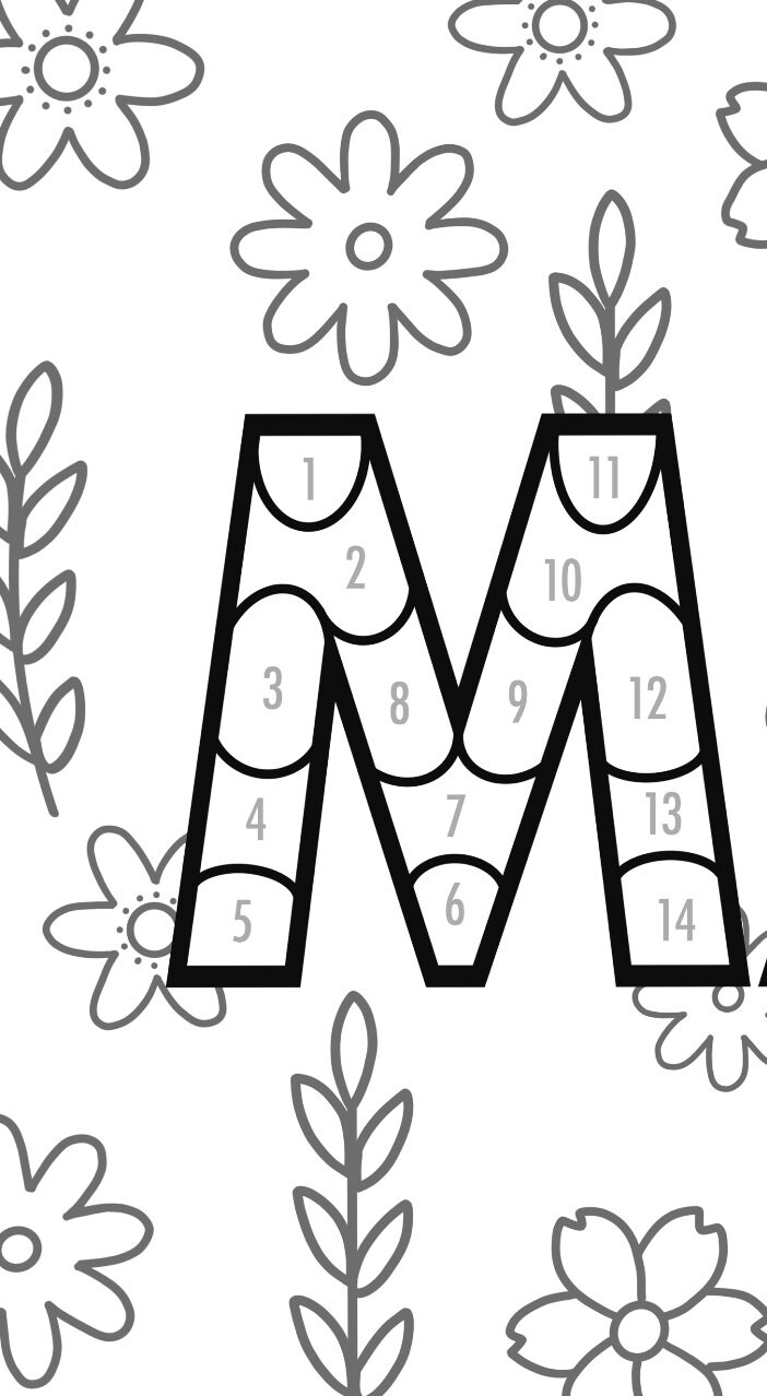 May Coloring Workout Calendar - Etsy