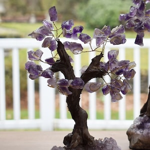 Purple Amethyst Crystal Tree of Life, Crystal Home Decor, Meditation ...