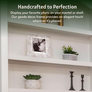 Unique Quartz Picture Frame for Couples, Wedding Photo Frame Gift for ...