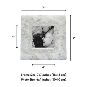 Unique Quartz Picture Frame for Couples, Wedding Photo Frame Gift for ...