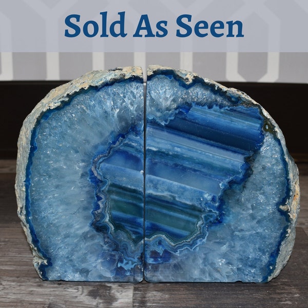 Agate Bookends - Etsy