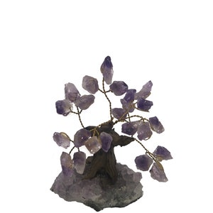 Purple Amethyst Crystal Tree of Life, Crystal Home Decor, Meditation ...