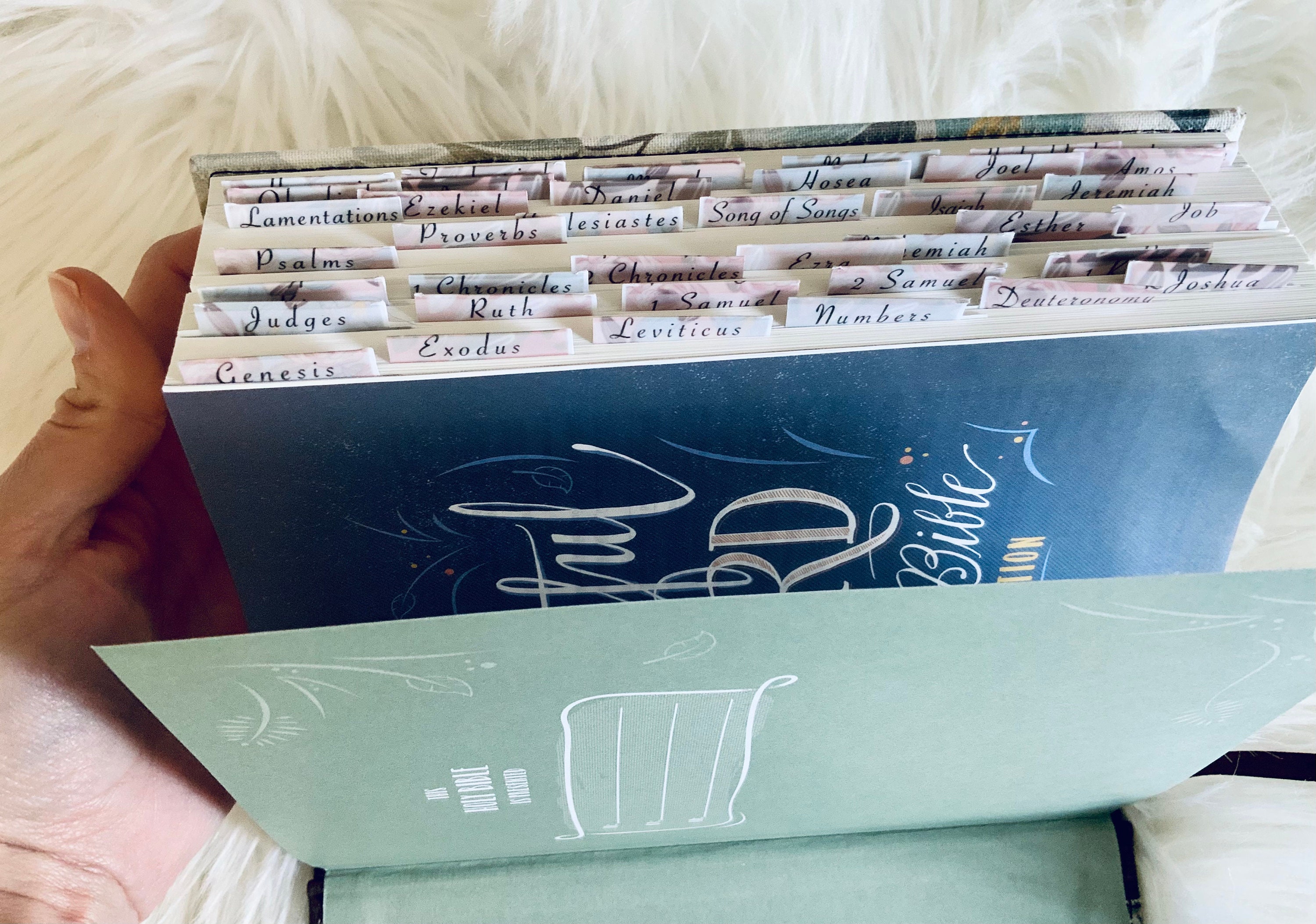 Pink Floral Bible tabs/ Laminated Matte Vinyl Sticker Tabs/66 | Etsy