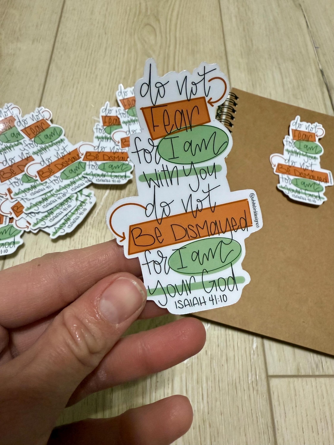 Isaiah 41:10 Fear Not Vinyl Decal |faith Stickers|laptop Sticker ...