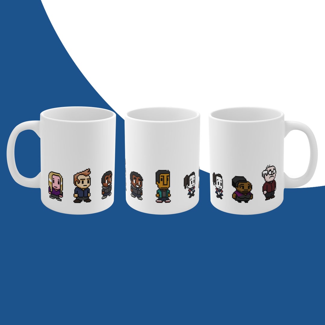 Community 8-bit Video Game Characters - the Greendale Seven - Digital ...