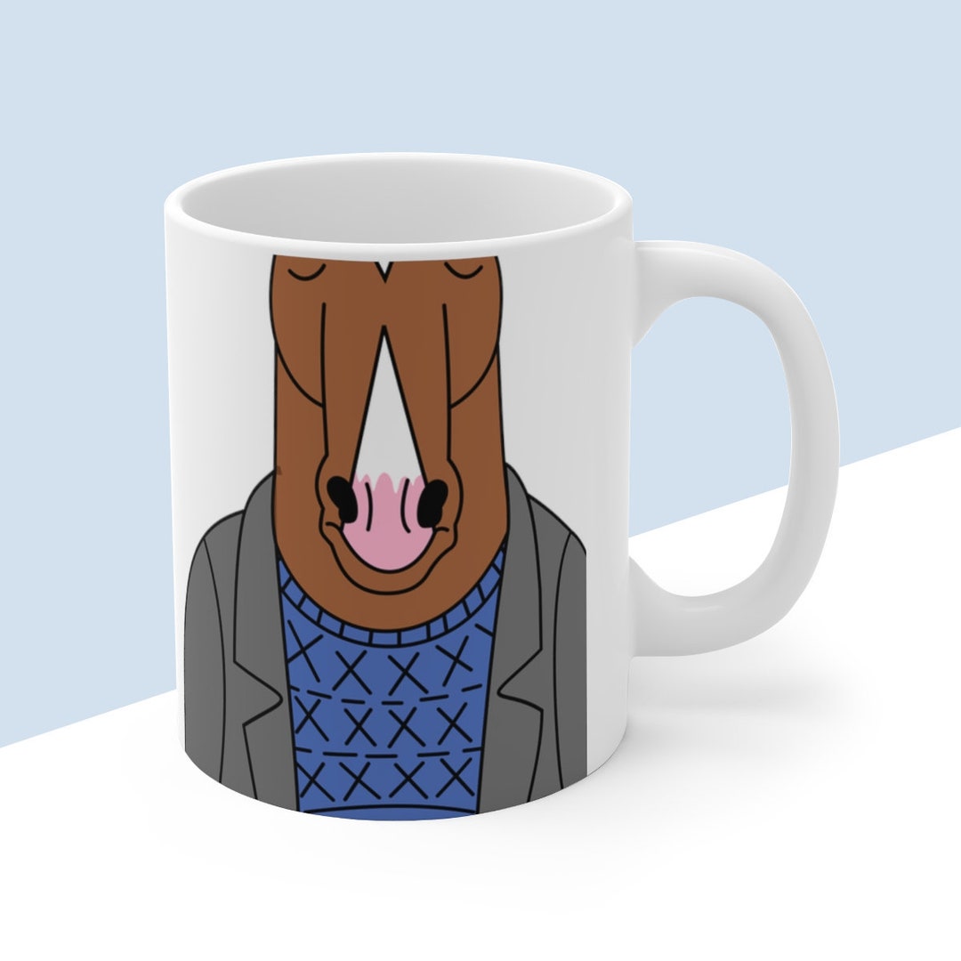 Bojack Horseman Face Mug - Become Bojack Horseman When You Take A Sip ...