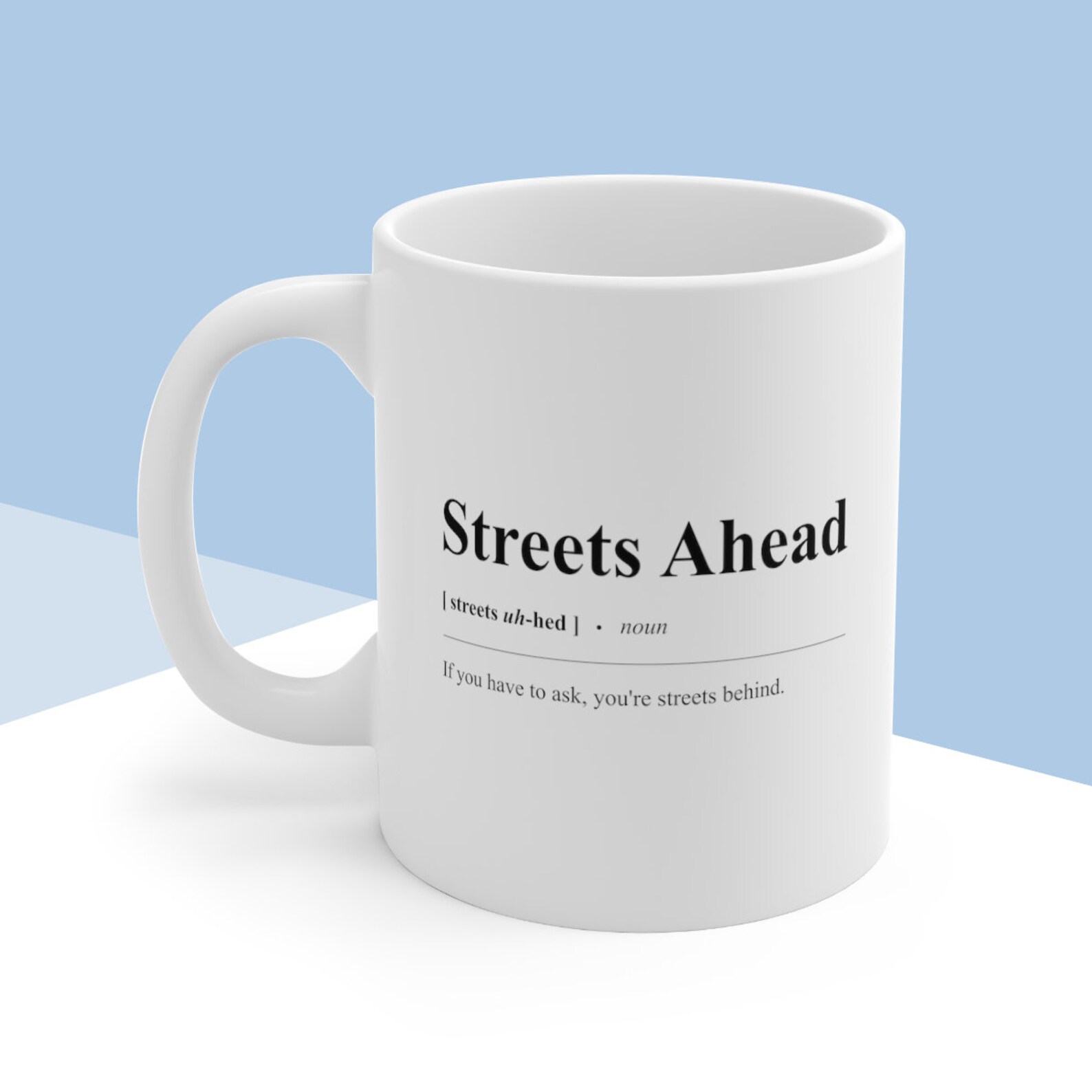 Community "streets Ahead" Dictionary Definition Mug - Pierce Hawthorne ...