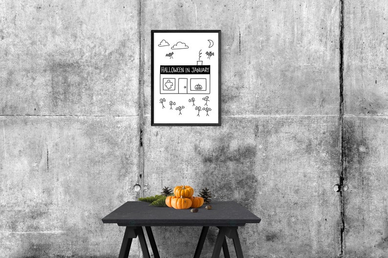 Bojack Horseman - Halloween in January! A3, A4, A5 Print - Todd Chavez ...